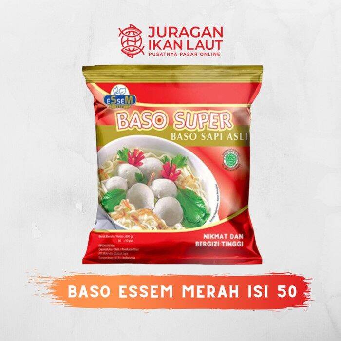 Baso Sapi Essem Merah - Isi 50 Pcs | Lazada Indonesia