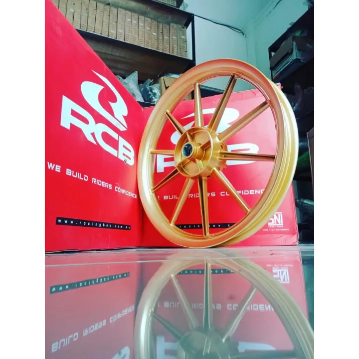VELG VELK PELEK SATRIA FU RCB SP 811 GOLD PALANG 10 RING 17 X 160 / 185 ...