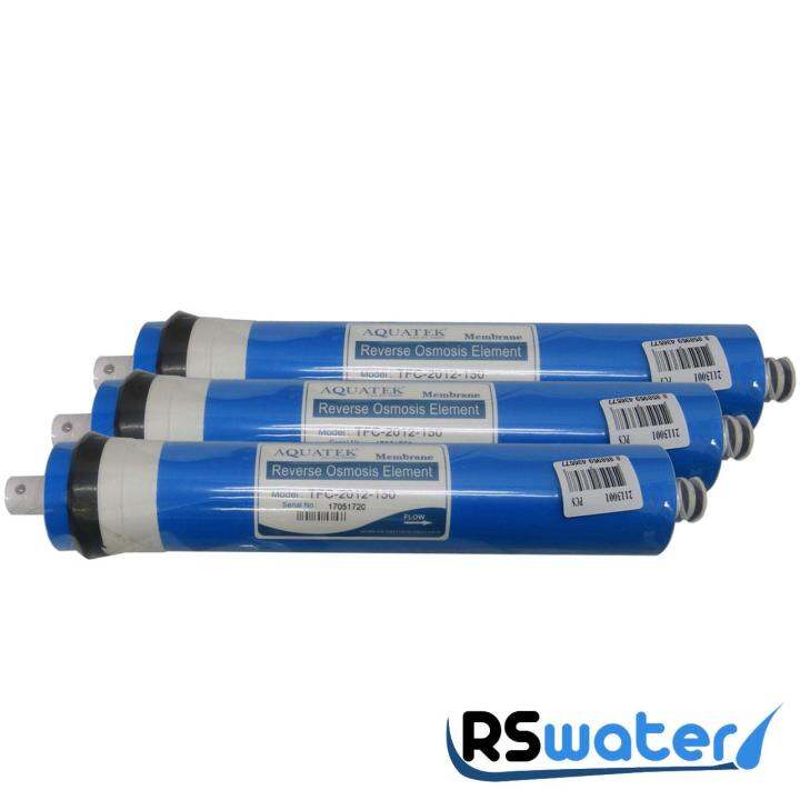 Aquatek [3 ชิ้น] ไส้กรองน้ำ RO membrane เมมเบรน อาร์โอ Aquatek 150 GPD กำลังการผลิต 150 แกลลอน ...