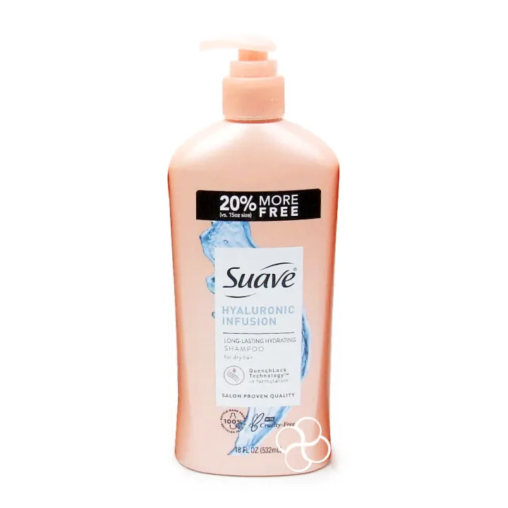Suave Hyaluronic Acid Shampoo and Conditioner (sold per bottle) 532mL ...