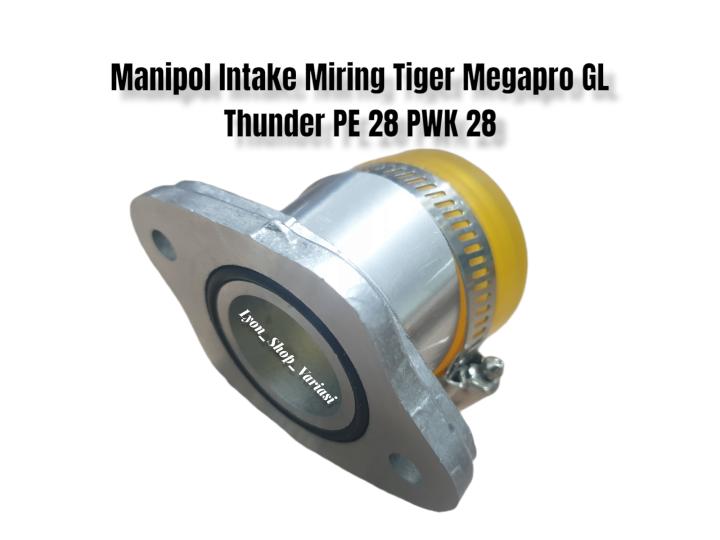 Manipol Manipul Intake Intek Miring Karbu PE 28 PWK 28 Tiger Megapro GL Thunder Satria FU CB ...