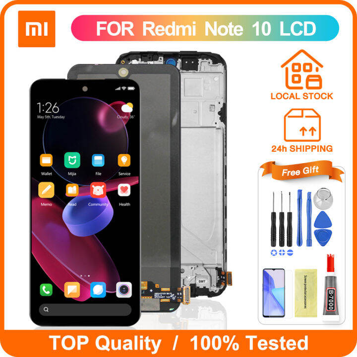 Original LCD For XIAOMI Redmi Note 10 4G / 10S LCD Touch Display Screen ...