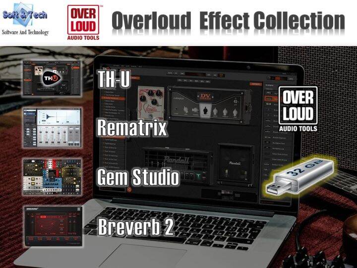 Overloud Effect Collection , Plug-ins , TH-U / Gem Studio / Breverb 2 ...