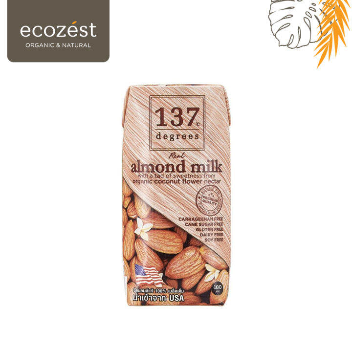 137 Degrees - Almond Milk Original Organic Coconut Nectar 180ml | Lazada Indonesia