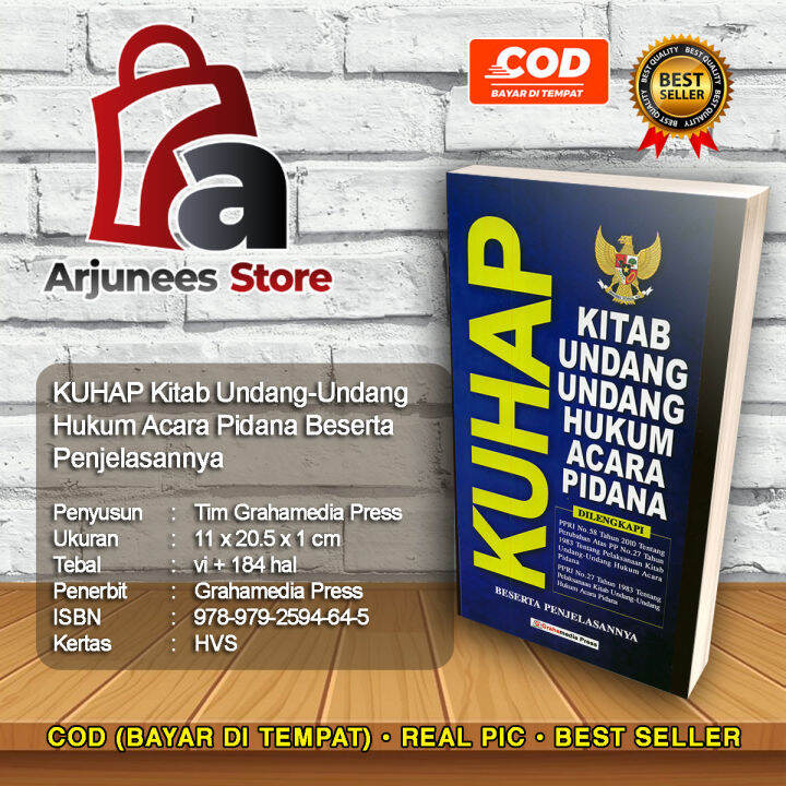 KUHAP Kitab Undang-Undang Hukum Acara Pidana Beserta Penjelasannya ...