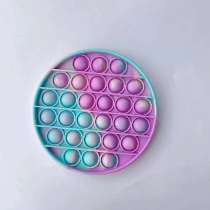 Mainan Pop It Rainbow Murah Rainbow Pop It Mainan Fidget Ukuran Besar ...