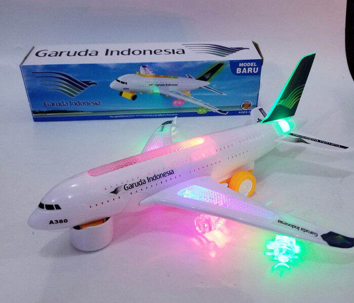 MAINAN PESAWAT GARUDA A380 | Lazada Indonesia