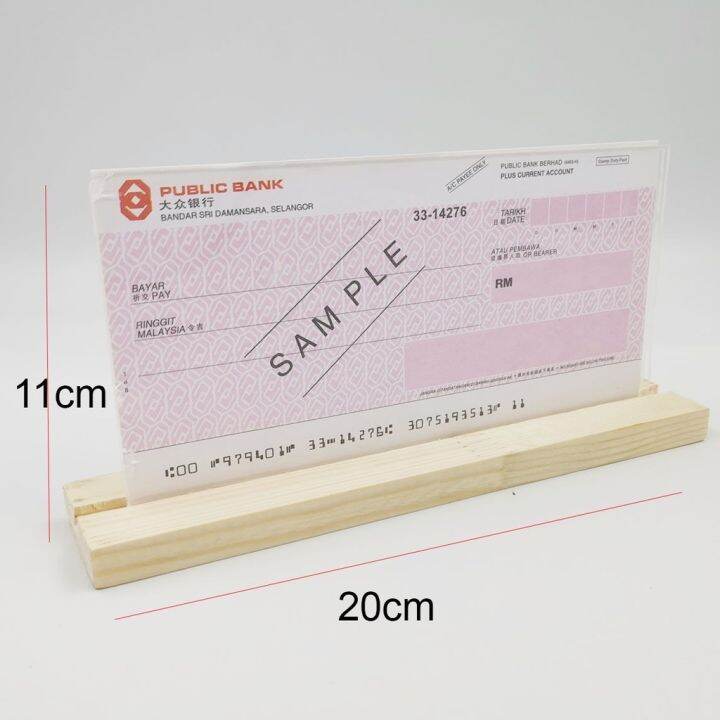 Frame Cheque Hantaran / Istimewa Cheque Frame/WDL103/11cm x 20cm my ...