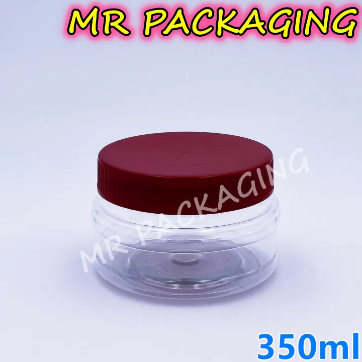 Balang Kuih Raya - 350ml PET Container [ 1set ] - Bekas Cookie Jar ...