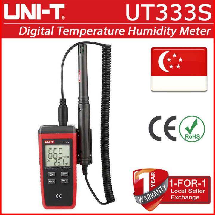 UNI-T UT333S Digital Temperature Humidity Meter | Lazada Singapore