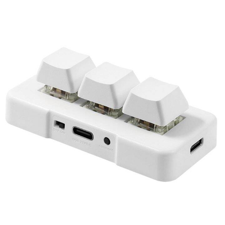 USB Custom Programming Macro Knob Keyboard 3 Keys Copy Paste Mini Button Photoshop Gaming ...