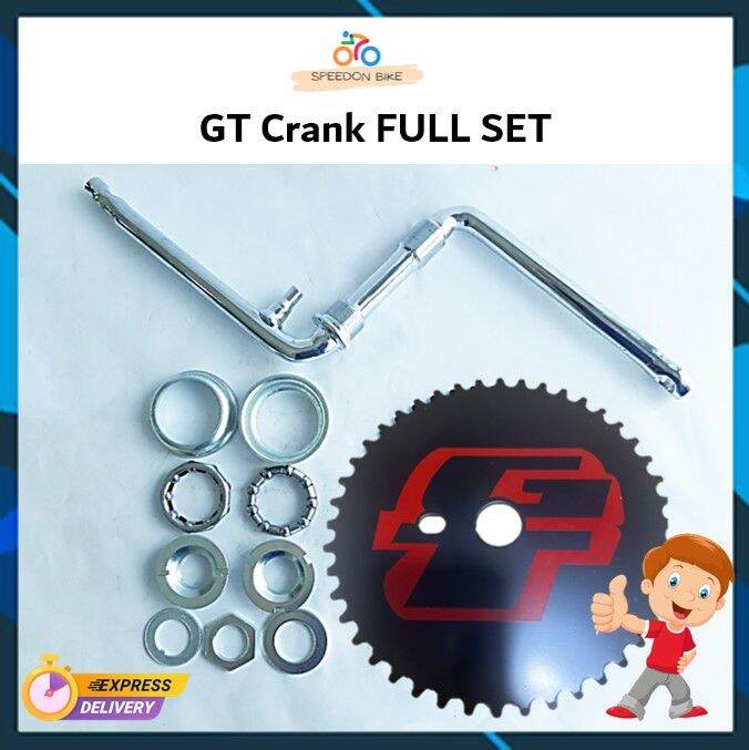Crank GT 44T Full Set Lajak BMX | Lazada