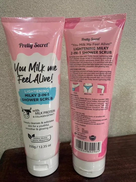 Pretty Secret Lightening 2 in 1 Shower Scrub w/ Collagen 350g | Lazada PH