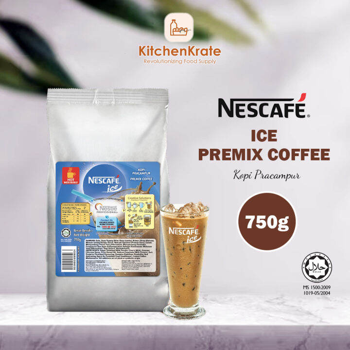 NESCAFE Ice Premix Instant Coffee Kopi Segera 750g | Lazada