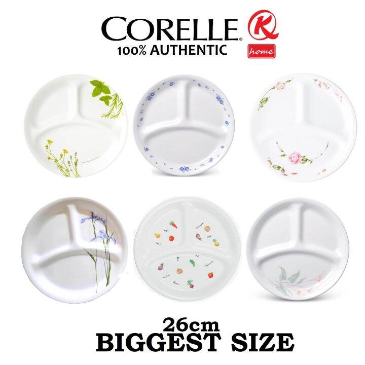 CORELLE Divided Plate 26cm 1pc | Lazada PH