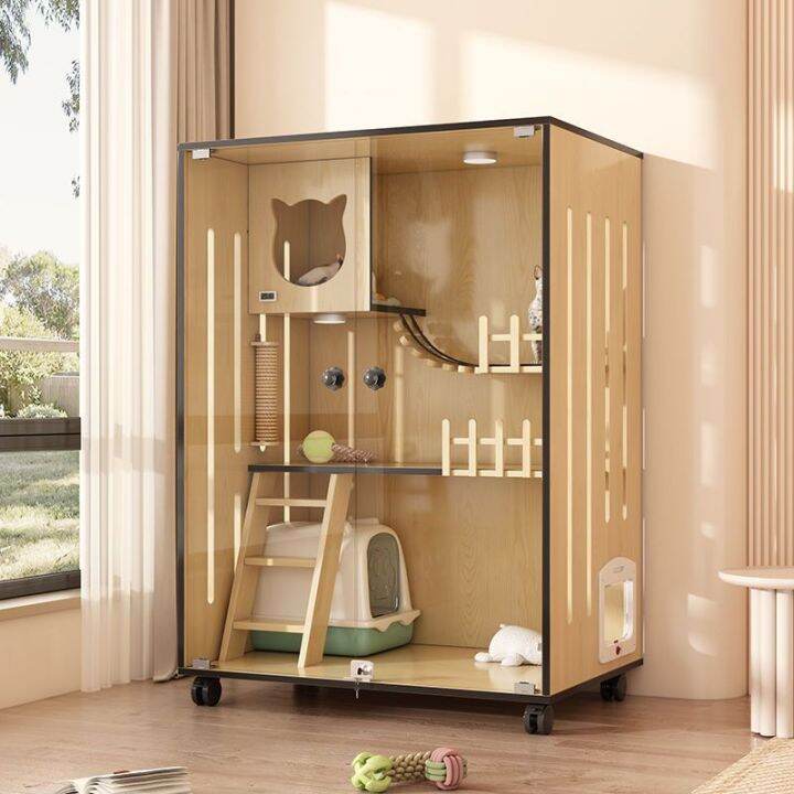 Spot parcel post Cat Villa Home Cat Cage Panoramic Cat Cabinet Indoor ...