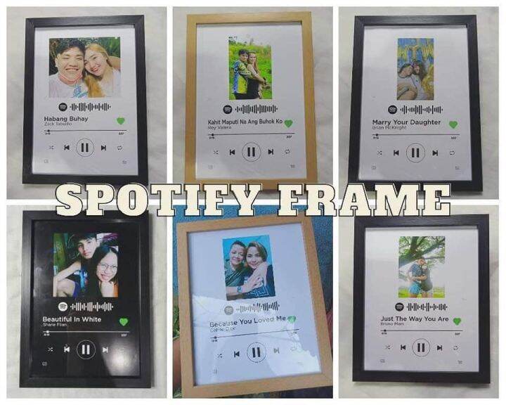 Personalized Spotify Frame (Gift Ideas) | Lazada PH