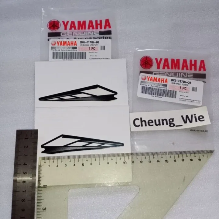 available☸ ۩ Yamaha R15 V3 Bk6 Ori Ygp 2bh Black Block Racing Logo ...