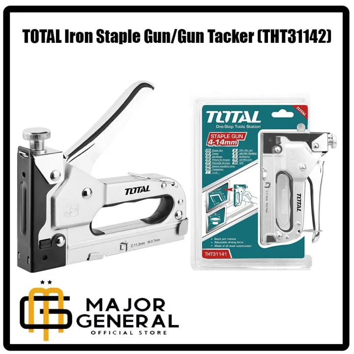 TOTAL Iron Staple Gun Gun Tacker (THT31142) | Lazada PH