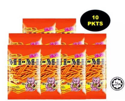 [HALAL] Snek Ku Mimi Prawn Flavour Chips Local Snacks Chips (10X70G ...