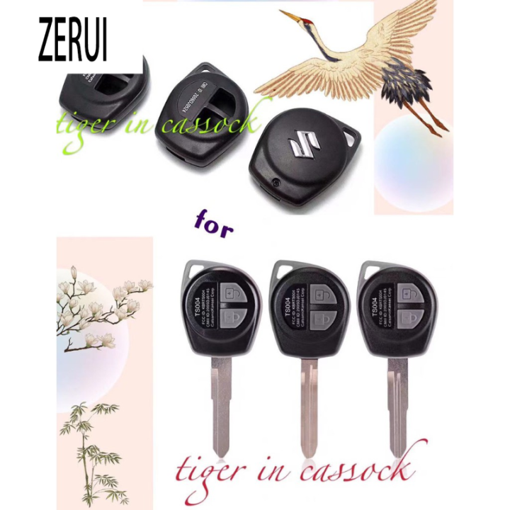 ZR For Suzuki remote control key casing without key blade for replacing ...