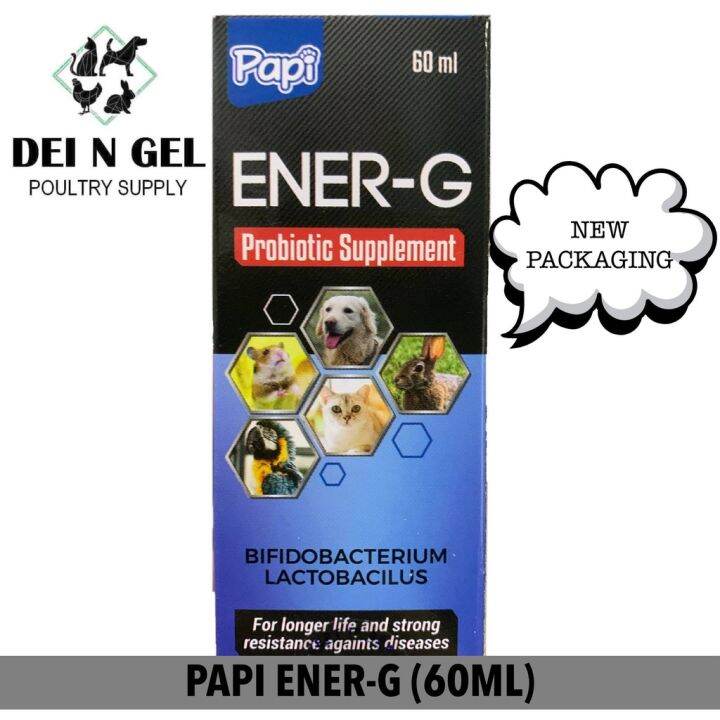 ENER-G Probiotic Food Supplement for Animals (60ML) | Lazada PH