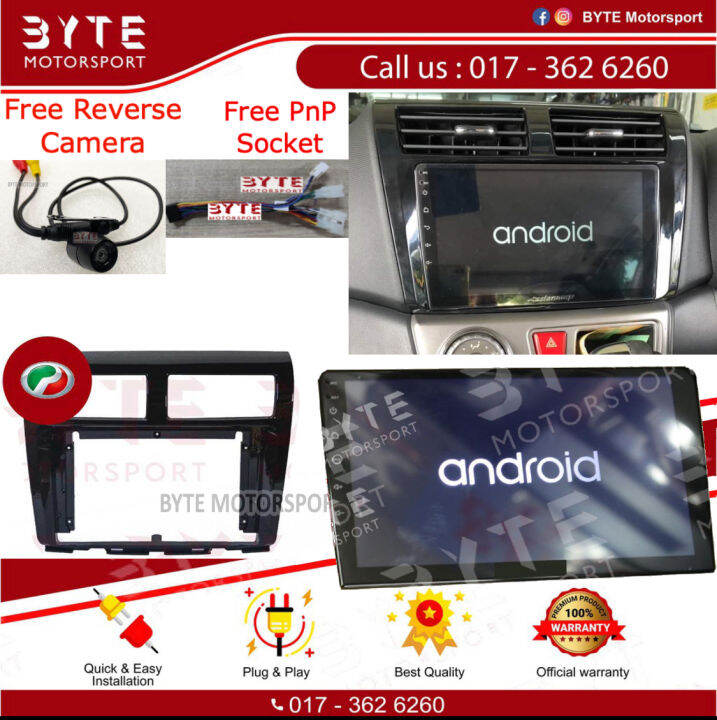 🇲🇾🔌Android Player Perodua Myvi Lagi Best 2012-2014 💯FOC Reverse Camera💯 ...