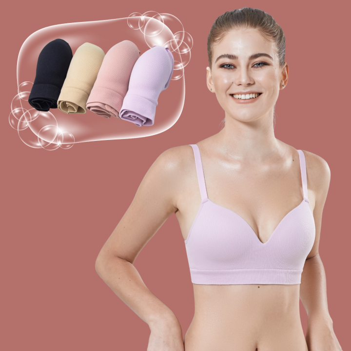 Cherilon เชอรีล่อน Bubble Bra บรา บราไร้โครง เบานุ่ม ฟองน้ำในตัว รวบอกชิด ระบายอากาศดีมาก ม้วน ...