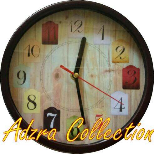 jam dinding angka minimalis cokelat | Lazada Indonesia