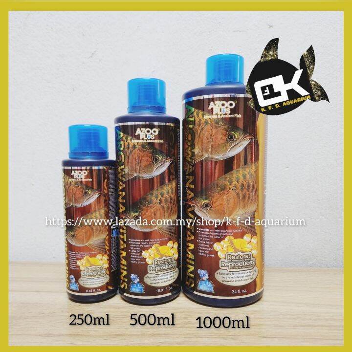 Azoo Plus Arowana Vitamins (250ml/500ml/1000ml) | Lazada