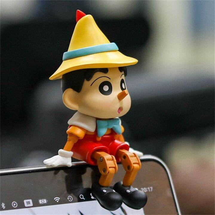 JECAE Pi-nocchio Series Crayon Shin-Chan Figure Model Toy Anime Figure ...