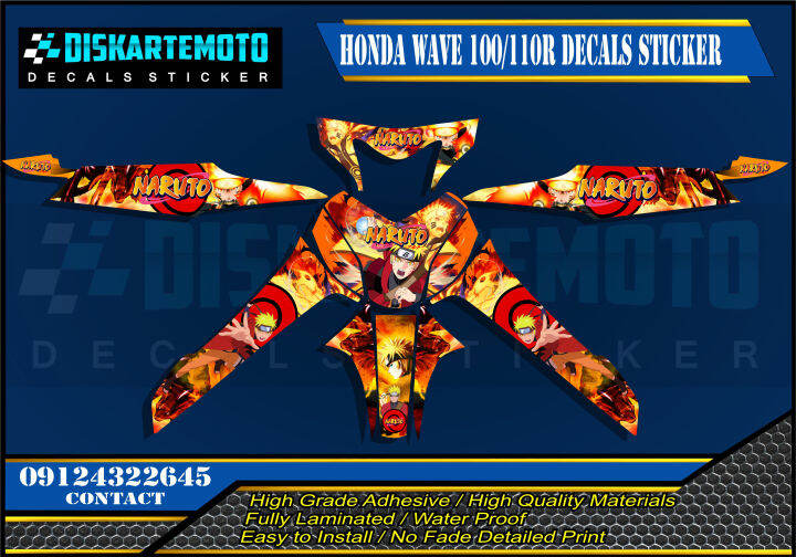 Honda Wave 100/110r Decals Sticker | Lazada PH