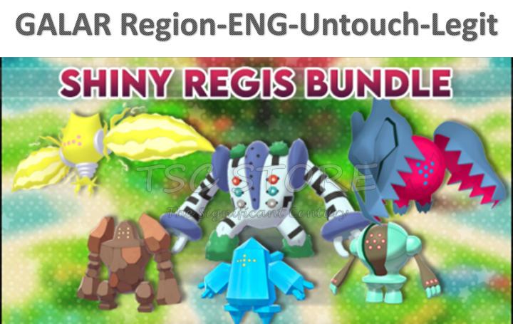 Pokemon All Shiny Regis - Shiny Regice, Shiny Regirock, Shiny Registeel ...