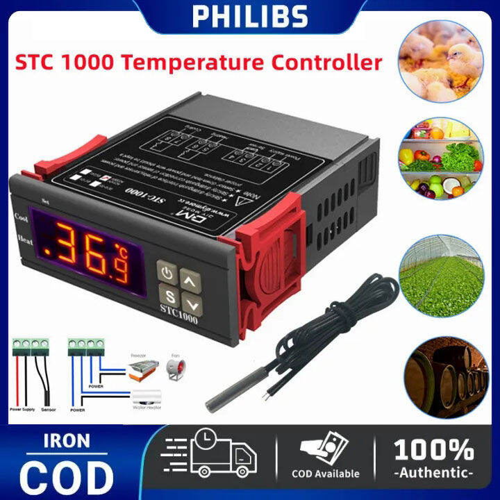 Philibs temperature thermostat Digital Temperature Controller Thermostat Thermoregulator ...