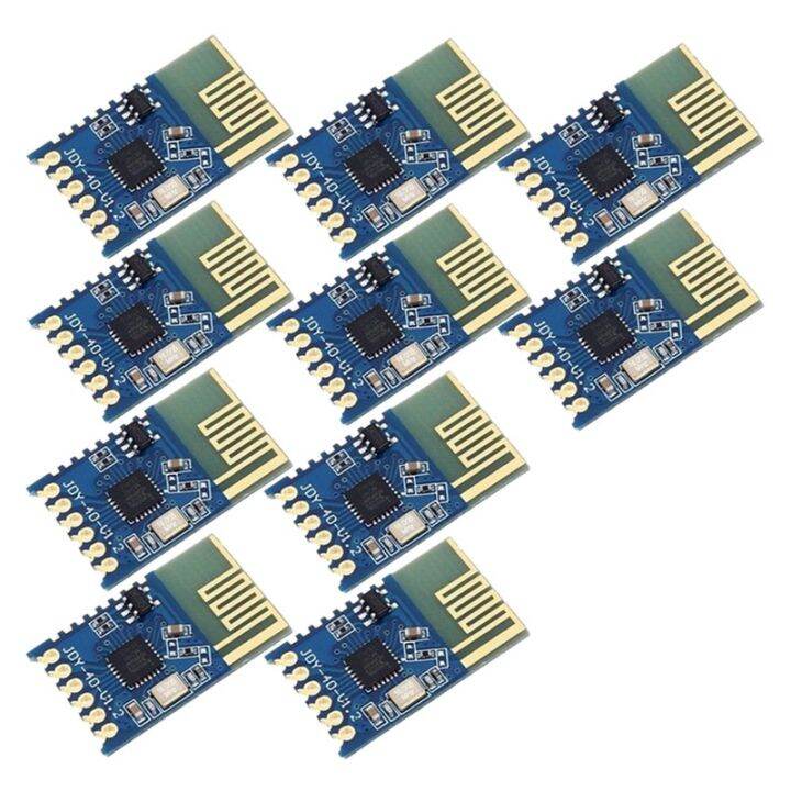 10X JDY-40 2.4G Wireless Serial Port Transmission Board Transceiver ...