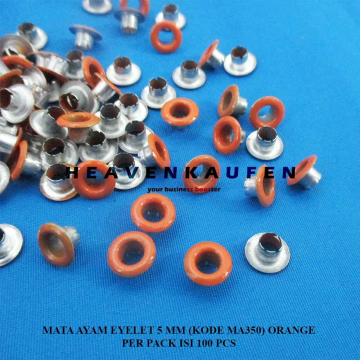 Mata Ayam Eyelet Mata Itik Warna Orange Diameter Lubang 5 mm Kode MA350 ...