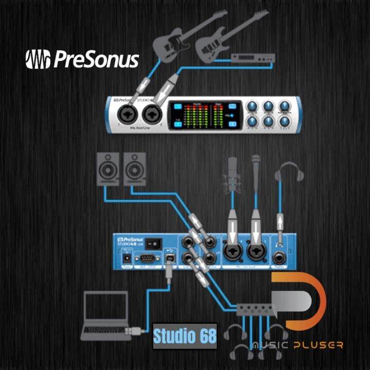 PreSonus Studio68 USB 2.0 AudioMIDI Interface USB ออดิโออินเตอร์เฟส ...