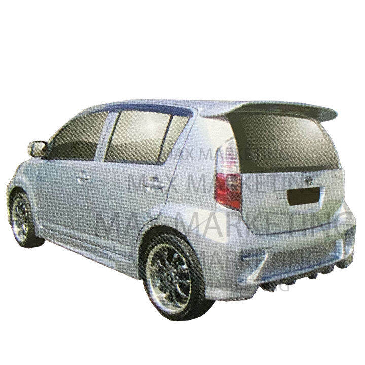 LL8083 (FIBER) PERODUA MYVI G CONCEPT REAR BUMPER (FIBER GLASS)SKIRT ...