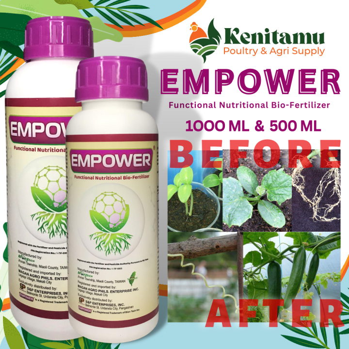 EMPOWER (Functional Nutritional Bio-Fertilizer) 1000 ML & 500 ML FOR ...
