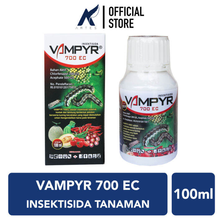 VAMPYR 700 EC Insektisida-Obat-Racun Kontak dan Lambung Hama-Trip-Trips-Ulat-Serangga-Belalang ...