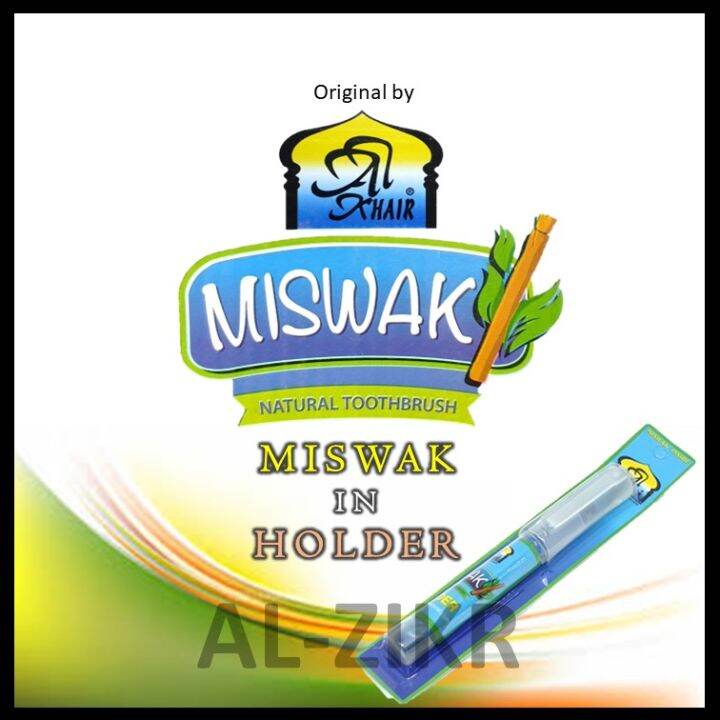 MISWAK IN HOLDER by AL KHAIR ORIGINAL KAYU SUGI SIWAK ORAL HYGIENE ...