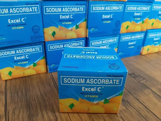 Sodium Ascorbate Excel-C Non-Acidic Vitamin C 568.18g 100pcs capsules ...