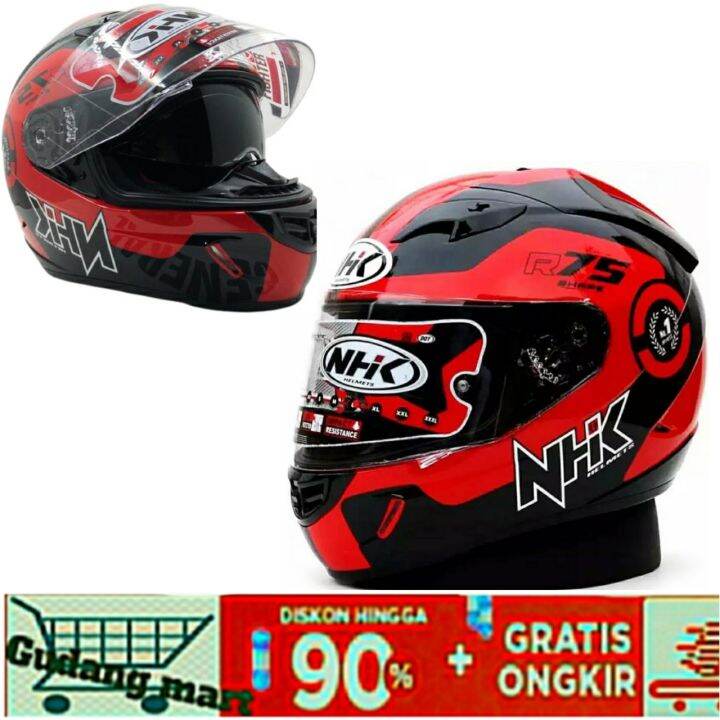 Helm NHK Original full pace Read Technical internasional NHK GP 1000 ...