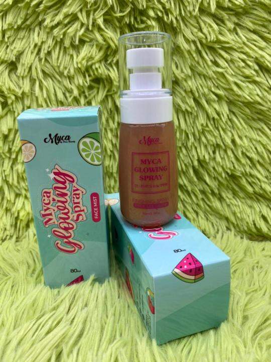 MYCA GLOWING SPRAY FACE MIST | MYCA SETTING SPRAY ORIGINAL HQ | Lazada