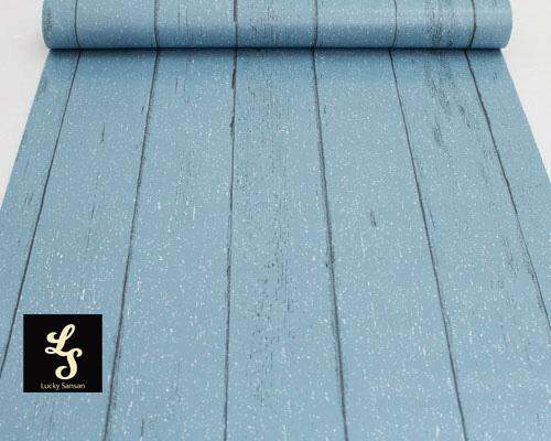 Wallpaper Sticker Ku Kayu Biru 45cm X 10m Wallpaper Dinding W020