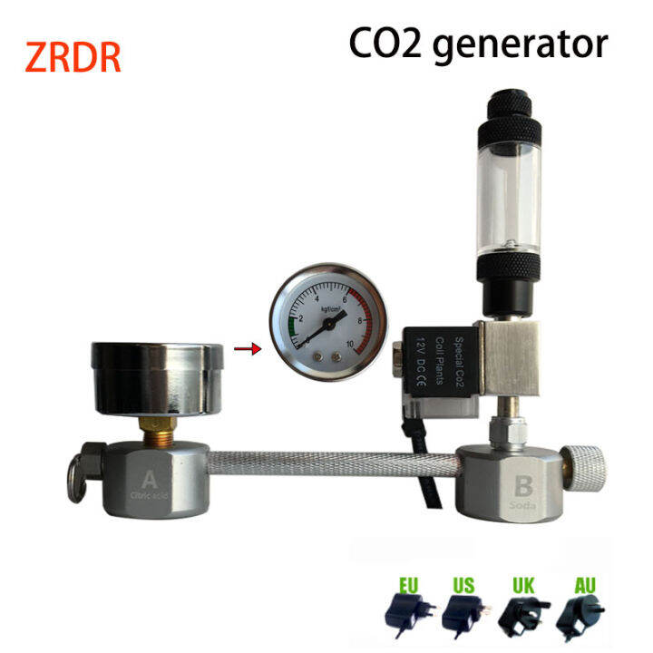 พิพิธภัณฑ์สัตว์น้ำ CO2 Regulator ระบบชุด Co2 D Iffuser เครื่องกำเนิด ...