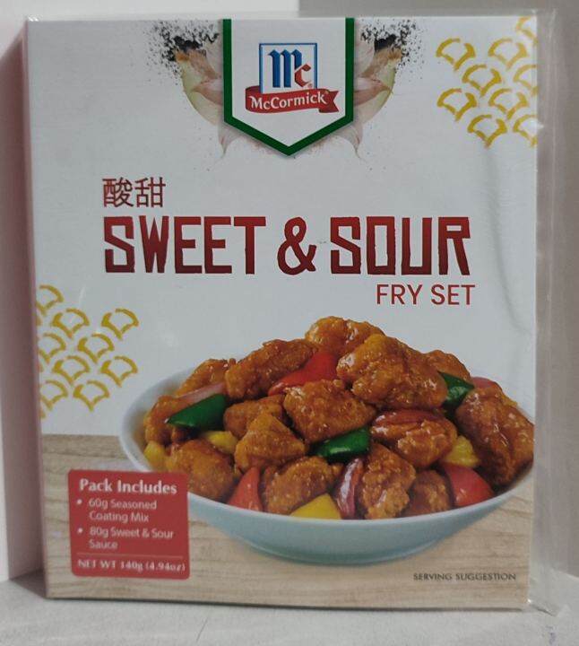 McCormick Sweet & Sour Fry Set 140g | Lazada PH