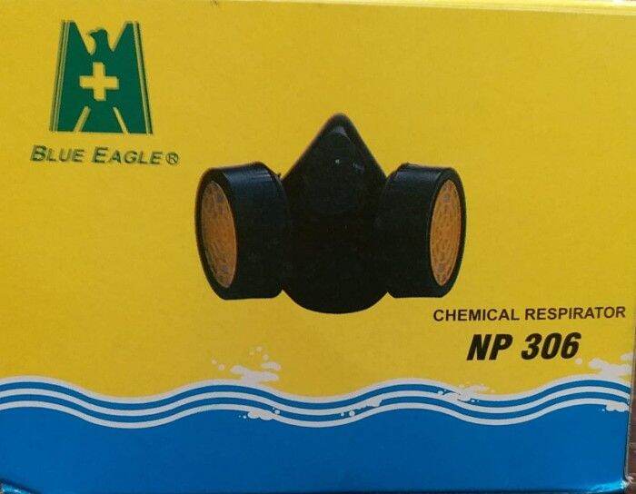 BLUE EAGLE NP 306 DOUBLE MASKER RESPIRATOR SAFETY | Lazada Indonesia