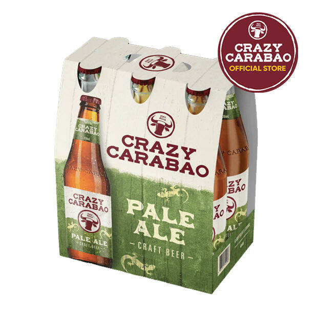 Crazy Carabao Pale Ale Premium Craft Beer 330ml 6 Pack Bottle CC-PA-06 ...