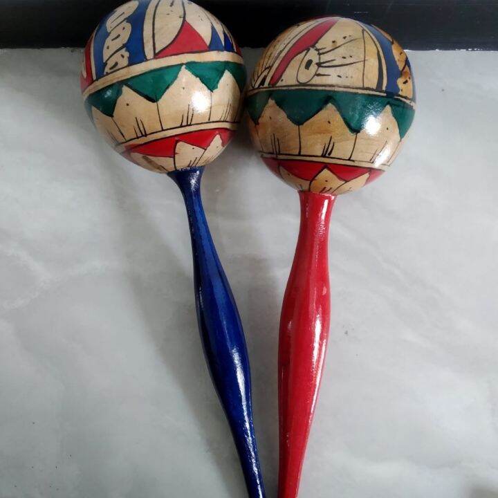 Alat Musik Marakas Pasir "Lukis Bola Besar" Shacker Maracas Sand | Lazada Indonesia